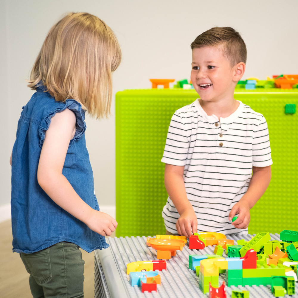 Duplo Cubes - Interactive Engineering Exhibit